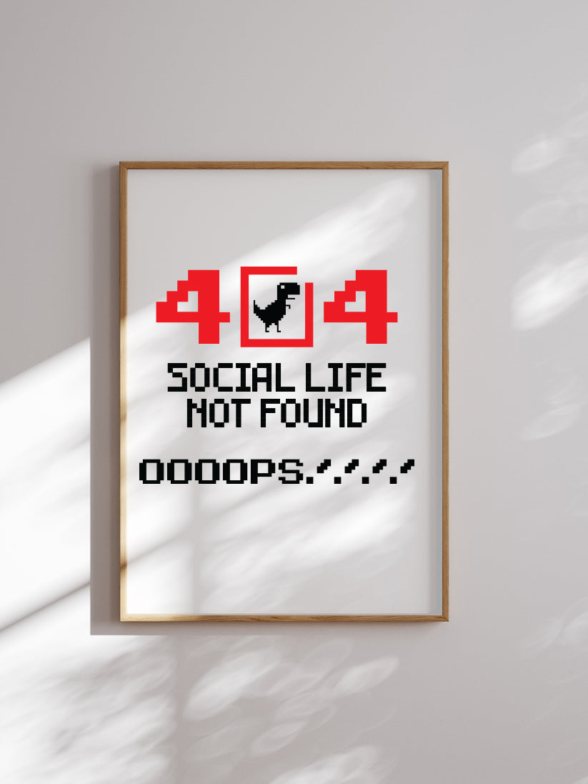 404 Poster – Digit Shop