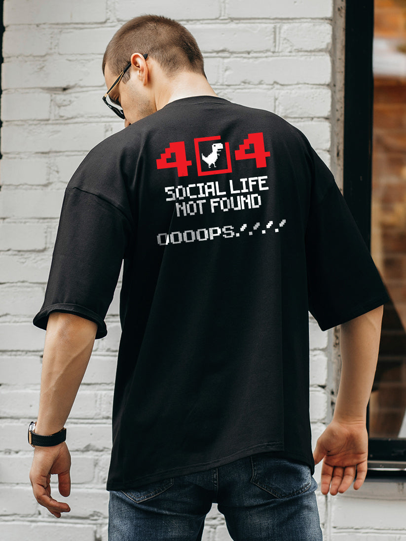 404 Oversized T-Shirt – Digit Shop